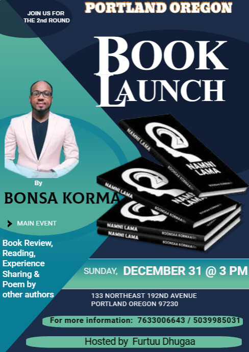 Copy of book launch flyer template | PosterMyWall