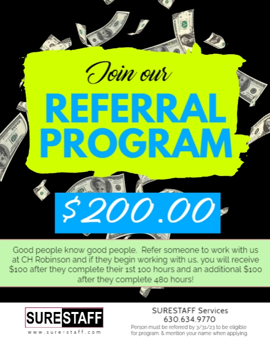 Copy of Referral Program Flyer (3) | PosterMyWall