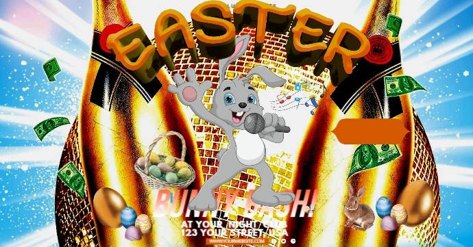Copy of EASTER BUNNY BASH | PosterMyWall