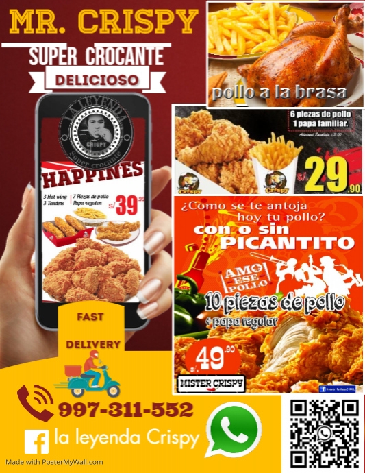 Copia de Order food online | PosterMyWall