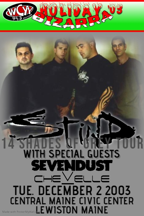 Copy of STAIND122003 | PosterMyWall