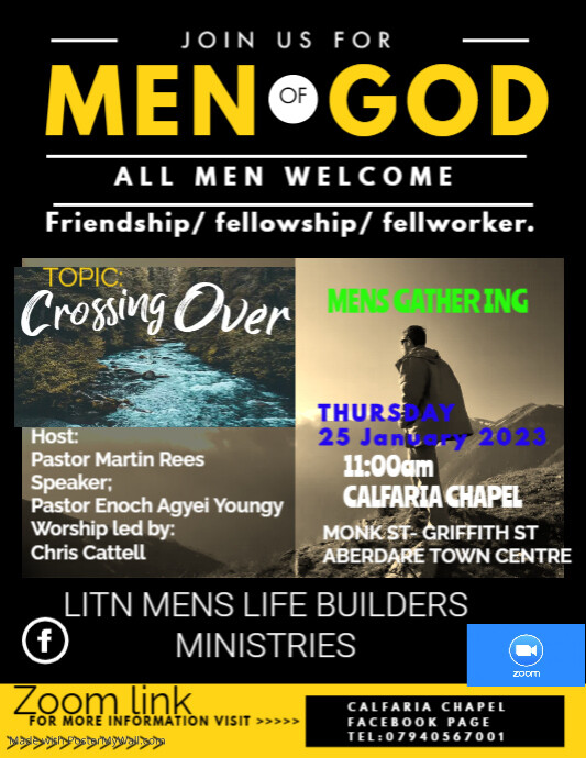 men's ministry | PosterMyWall