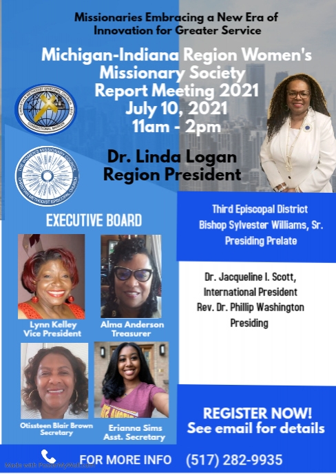 Mi In WMS Region Report Meeting Flyer | PosterMyWall