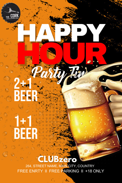 happy hour | PosterMyWall