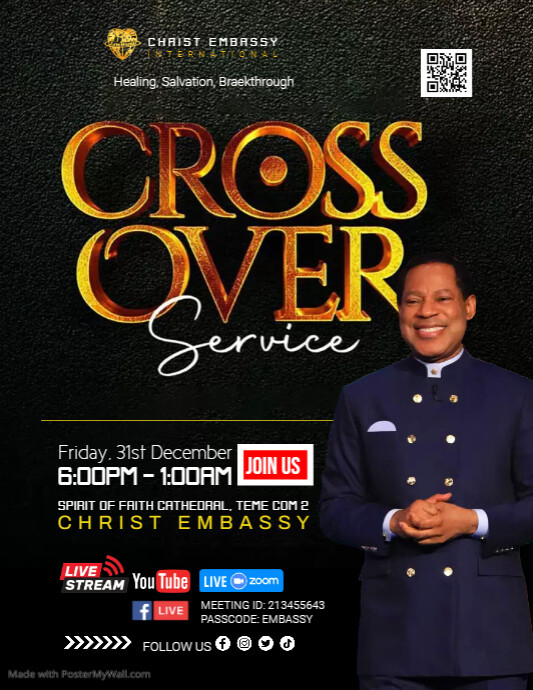 Crossover Event Flyer | PosterMyWall