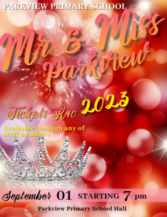 Beauty/Pageant Contest Flyer | PosterMyWall