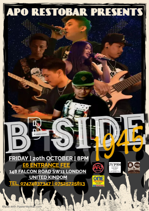 Black Battle of the Bands Contest Poster | PosterMyWall