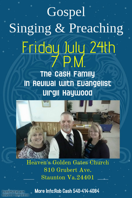 Preaching and Singing | PosterMyWall