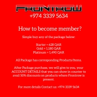 43 Frontrow Template | PosterMyWall