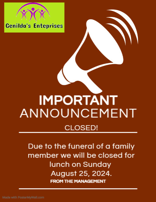 Announcement flyers | PosterMyWall