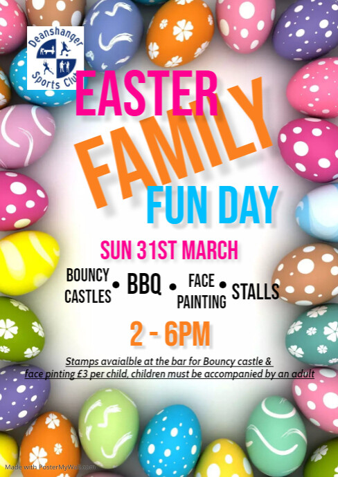 White Contest Easter Egg Hunt Flyer | PosterMyWall