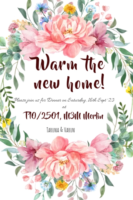 Housewarming poster invite | PosterMyWall
