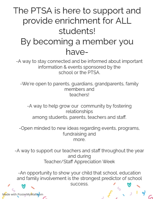 PTA Parent Teacher Association Flyer Light | PosterMyWall