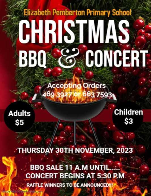 Christmas Barbecue Party | PosterMyWall