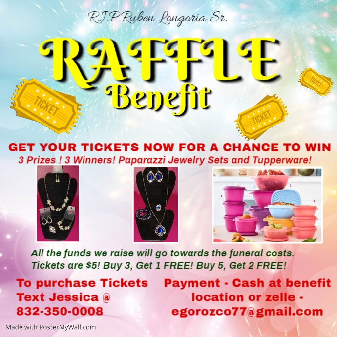 Copy of Raffle contest charity fundraising | PosterMyWall