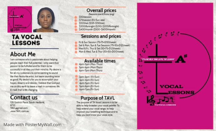 Copy of TAVL pamphlet | PosterMyWall