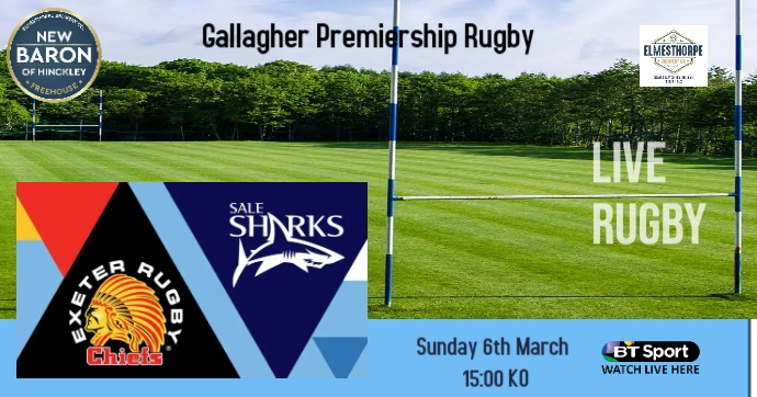 Copy of GALLAGHER PREMIERSHIP Rugby | PosterMyWall