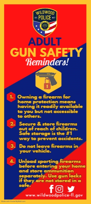 Adult Gun Safety Flyer | PosterMyWall