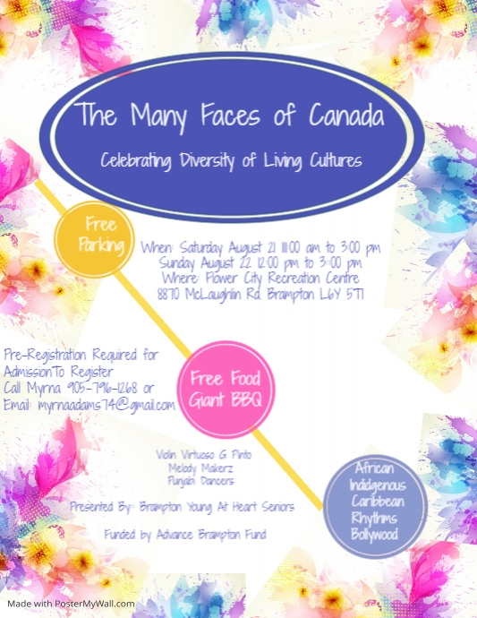 Copy of The Many Faces of Canada | PosterMyWall