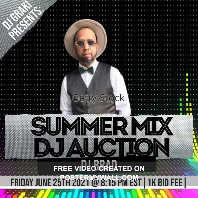 Copy of DJ BRAD | PosterMyWall