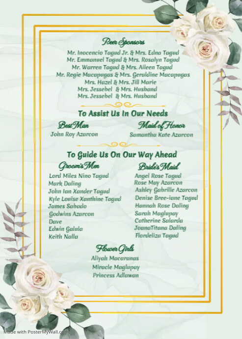 Wedding Invitation (3) | PosterMyWall