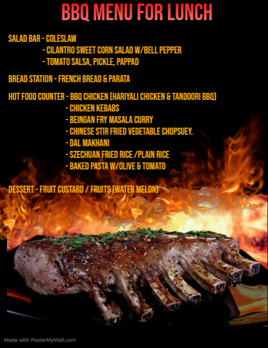 Grill & Chill Flyer | PosterMyWall