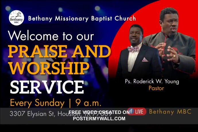 Welcome to Bethany Card Nov 8 | PosterMyWall