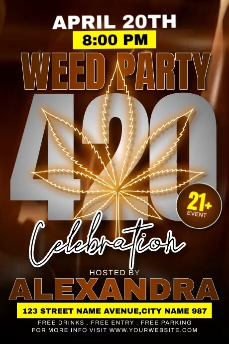 420 Ads Template | PosterMyWall