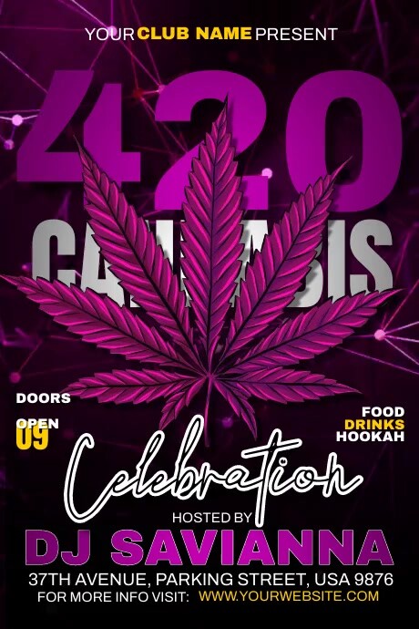 Copy of 420 Cannabis Party | PosterMyWall