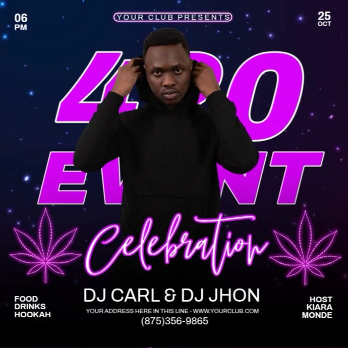 420 Celebration Template | PosterMyWall