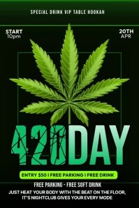 420 Party Ads Template | PosterMyWall
