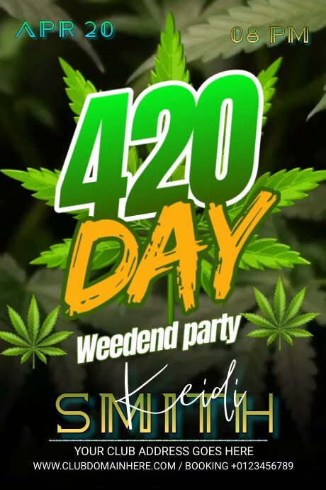 420 Night {Party Template | PosterMyWall