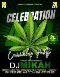 420 Weed Party Template | PosterMyWall