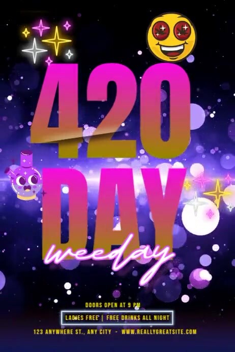 Plantilla de 420 Party | PosterMyWall