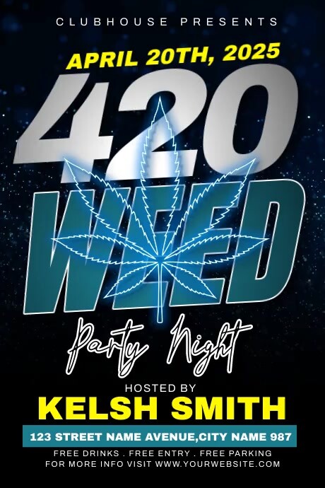 Copy of 420 Party | PosterMyWall