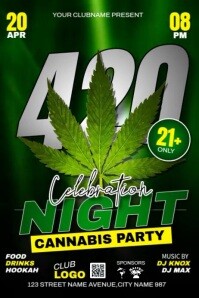 420 Party Ads Template | PosterMyWall