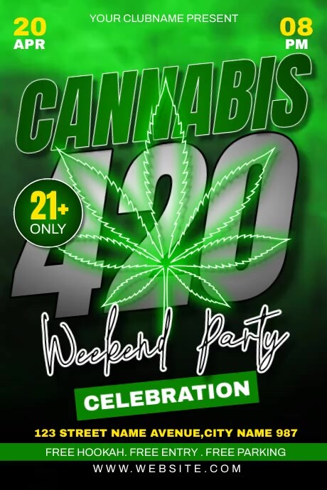Copy of 420 Party Nightwe | PosterMyWall