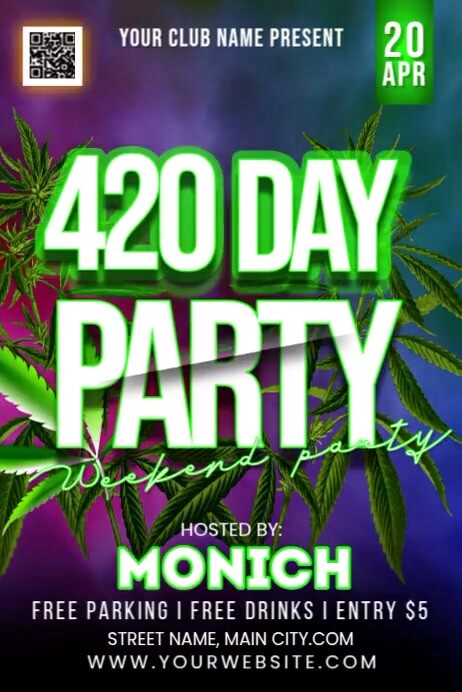 Plantilla de 420 Party Poster | PosterMyWall