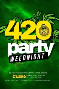 420 Party Poster Template | PosterMyWall