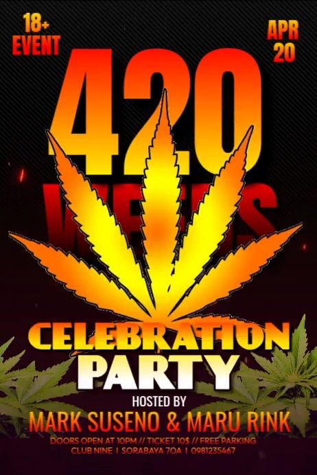 420 Summer Party Template | PosterMyWall