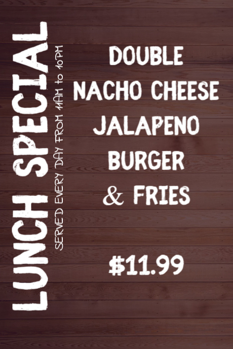 Sandwich Bar Snacks Menu Template | PosterMyWall