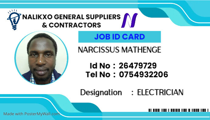 Copy of ID CARD STUDENT TEMPLATE | PosterMyWall