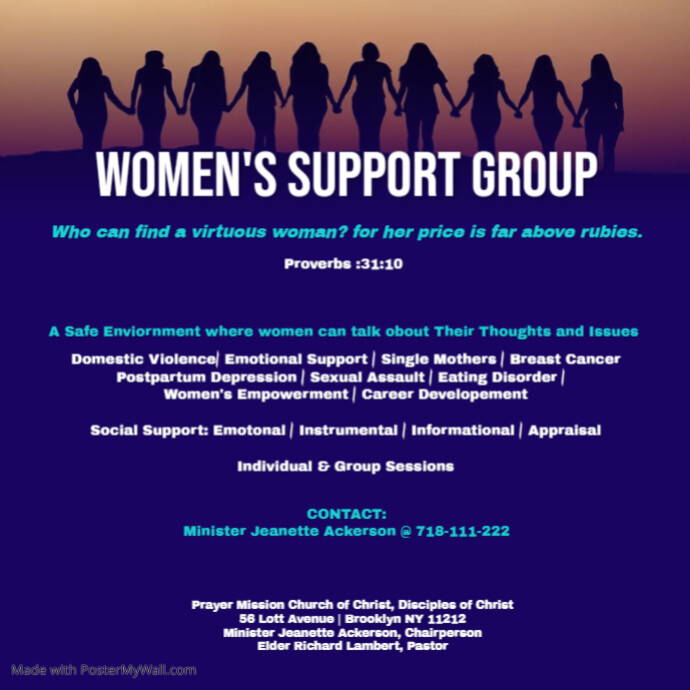 Copy of support group (2) | PosterMyWall