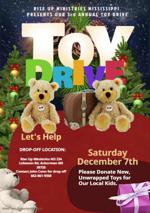 Copy of A5 Toy Drive Flyer | PosterMyWall
