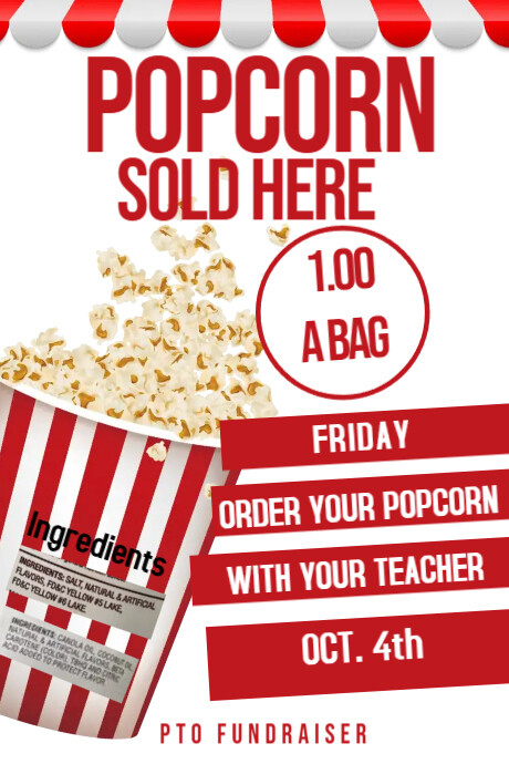 Popcorn Poster | PosterMyWall