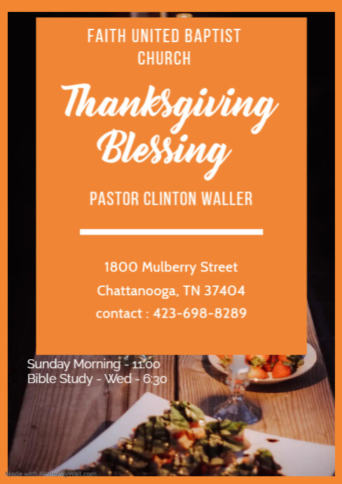 Thanksgiving dinner template | PosterMyWall