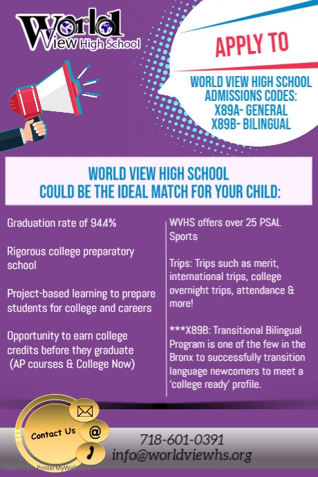 Copy of WVHS Recruitment 2021 | PosterMyWall