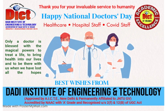 Happy National Doctor's Day Post Template (1) | PosterMyWall