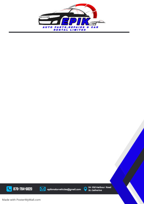 Company Header Template | PosterMyWall