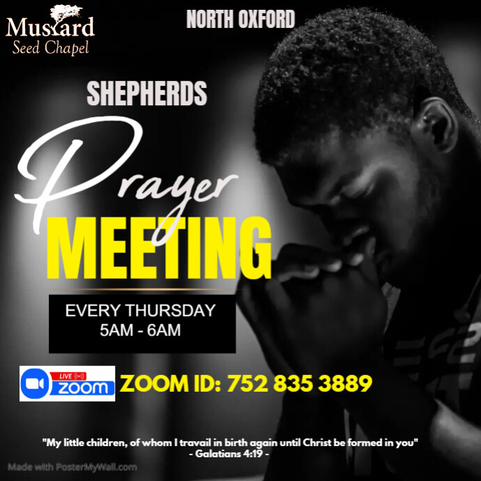 Copy of Shepherds prayer session | PosterMyWall